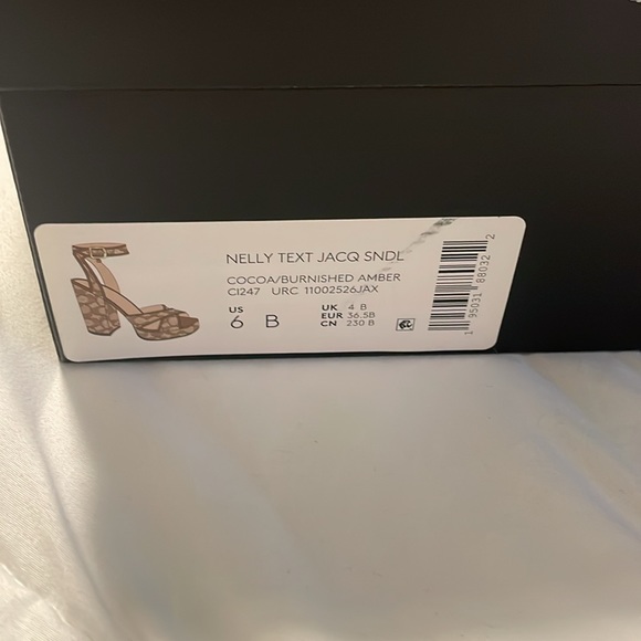 Coach | Shoes | Coach Nelly Text Jacq Sandals | Poshmark